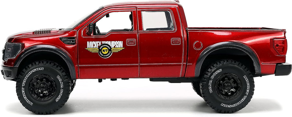 AUTO FORD F-150 SVT RAPTOR - CANDY RED 2011 W-RACK 1:24 JADA TOYS JT-3 ...