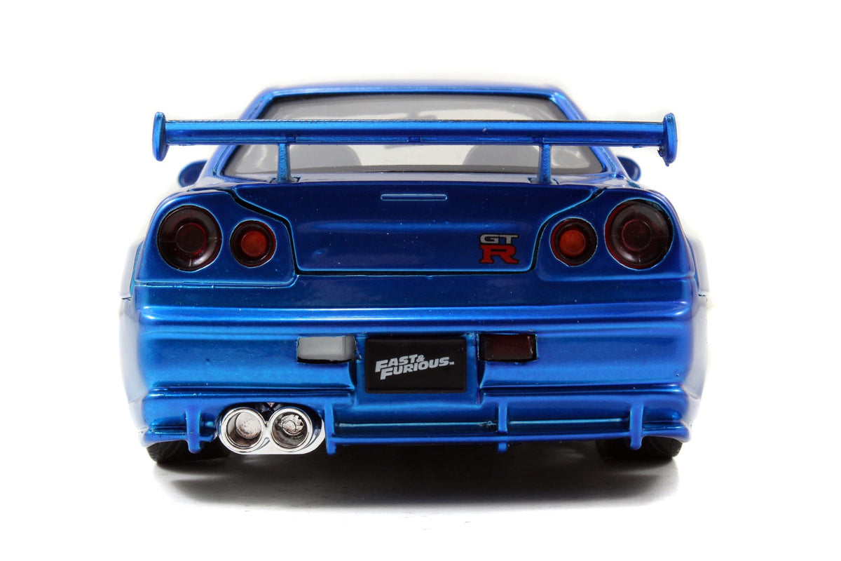 Compra el Nissan Skyline GT-R (R34) Candy Blue de Brian 1:24 | Edición ...