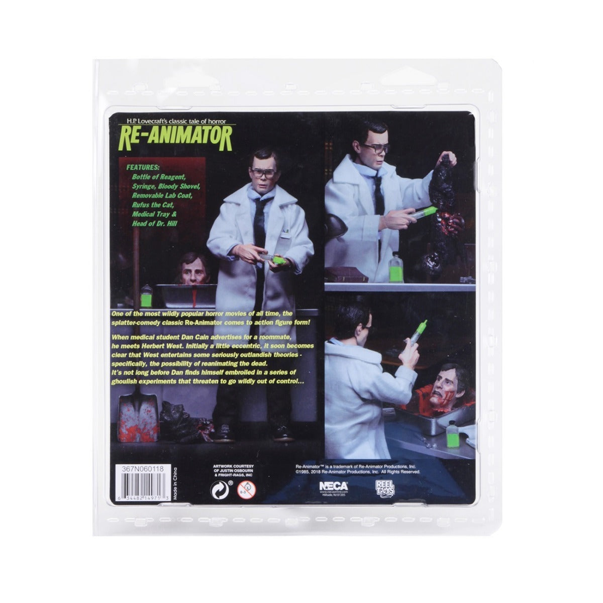 Figura Herbert West Re-Animator de NECA | Edición de Coleccionista | 8 ...