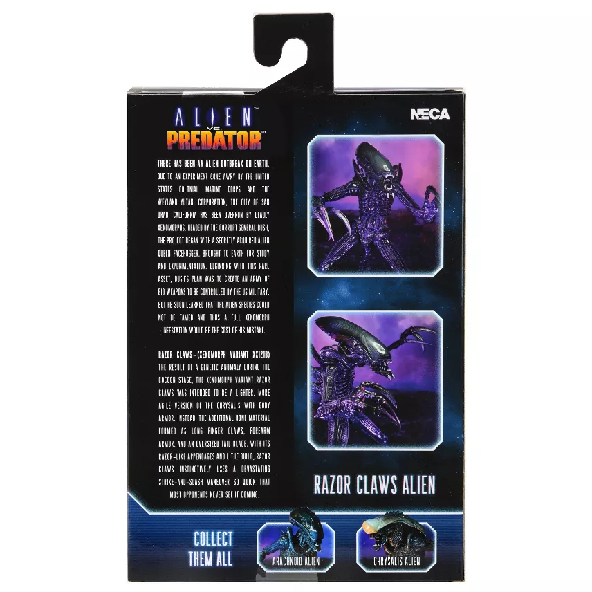 Figura Razor Claws Alien NECA | Alien vs Predator 18 cm Edición Deluxe ...